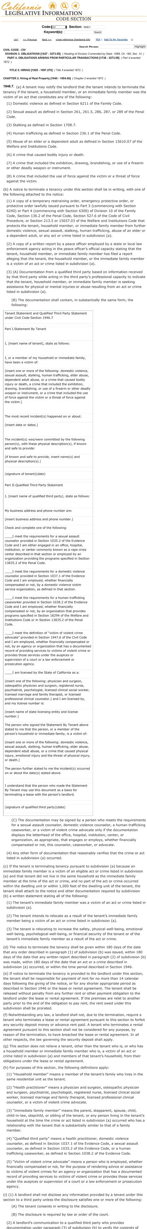 Ca Civil Code 19467 Part 4 Obligations Arising From Particular