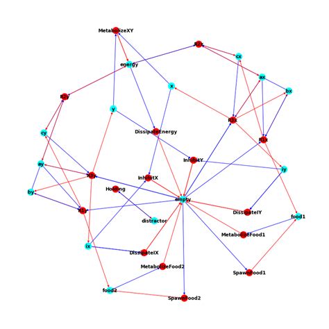 Reaction Graph For Molecules In Chemistry Metabolic Cycles With
