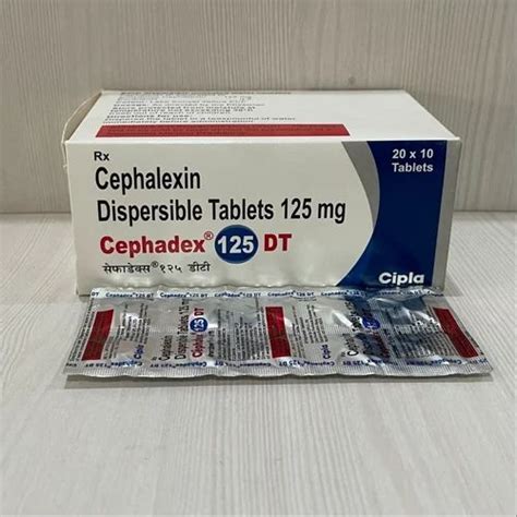 Cephadex Cefalexin 125 Tablet Dt At ₹ 92strip Cephalexin Tablets In Nagpur Id 2856806600212