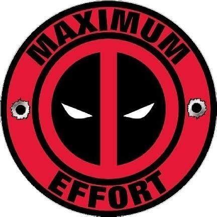 Deadpool Adhesivo De Vinilo De Máximo Esfuerzo De 5 Pulgadas Yaxa