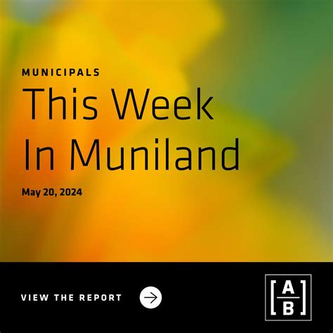 Joseph Proscia On Linkedin This Week In Muniland Pdf
