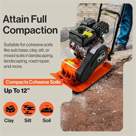 Superhandy 7 Hp 15 In X 20 In Plate Compactor In The Plate Compactors Department At