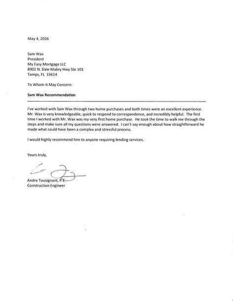 Andre Tousignant Recommendation Letter Pdf