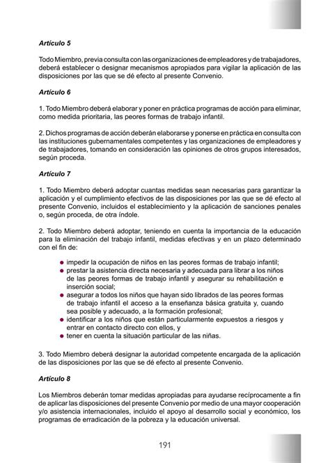 Convenio 182 Oit Sobre La