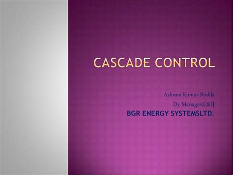Why Do We Need Cascade Control At Esteban Roder Blog