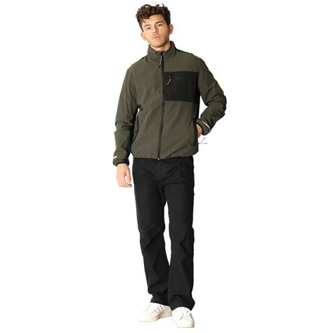 Fat Moose Jas Jayson Shell Groenzwart Heren