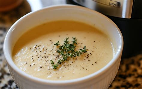 Instant Pot Sweet Potato Soup Light Orange Bean