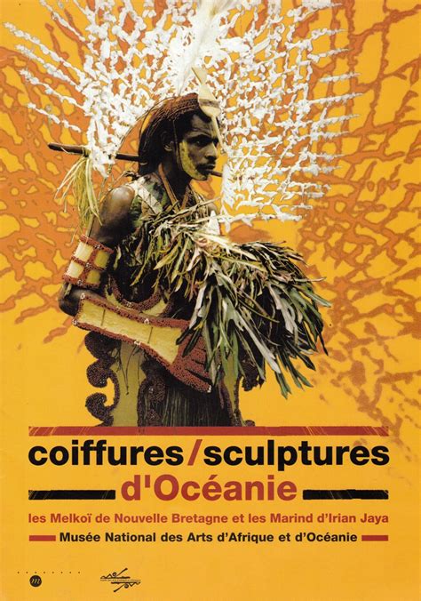 Exhibition Marind Anim Dema Spirit Costumes Coiffures Sculpture D Oceanie 1999 Nouvelle