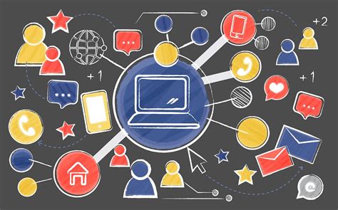 Illustration Set Of Social Network Icons Free Stock Vector 24305