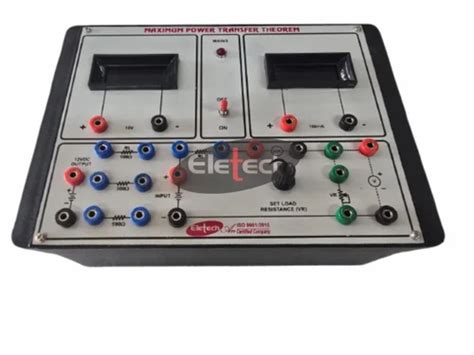 Maximum Power Transfer Theorem At Best Price In Ambala By Eletech Lab Instruments Id