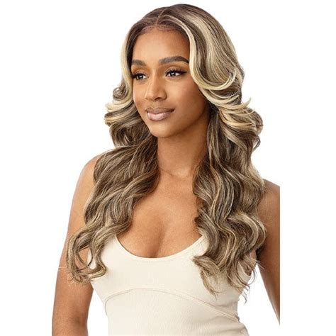 Outre Synthetic Sleeklay Part Hd Lace Front Wig Analia