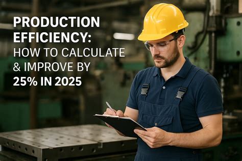 Production Efficiency How To Calculate And Improve By 25 In 2025