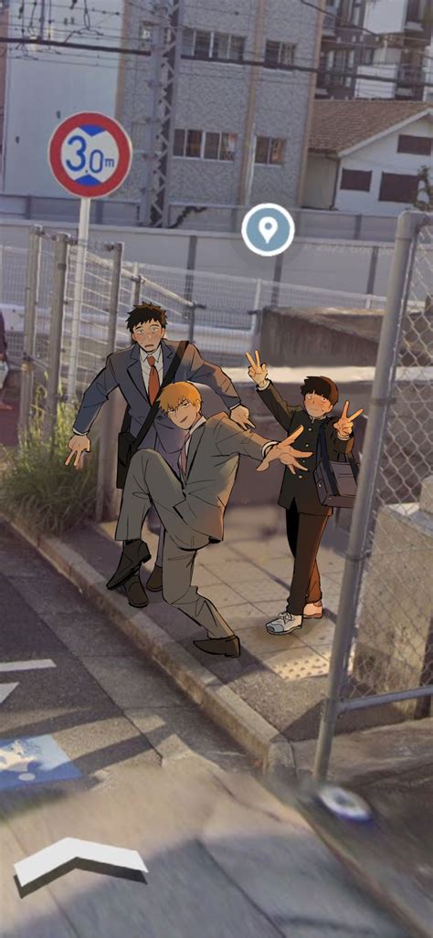 Kageyama Shigeo Reigen Arataka And Serizawa Katsuya Mob Psycho 100