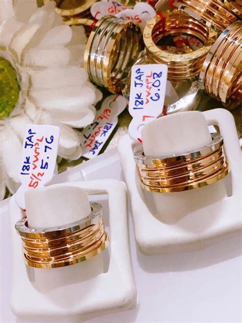 Big Sizes Bvl Ring 18k Japan Gold On Carousell