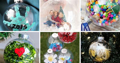 Clear Plastic Ornament Craft Activity