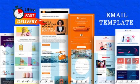 Design Responsive Html Email Template By Templatebazaar Fiverr