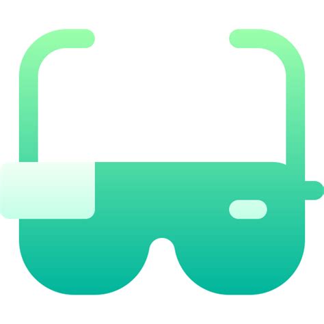 Glasses Basic Gradient Gradient Icon