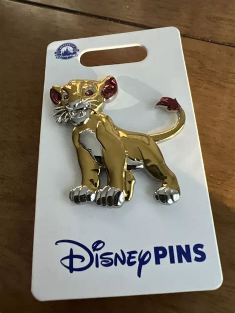 Disney 3d Sculpted Shine Lion King Simba 2024 Pin Oe New In Hand £7 60