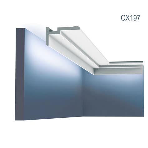 Corniche Orac Decor Cx197 Modern U Steps Moulure Décorative Cimaise Éclairage Indirect Design