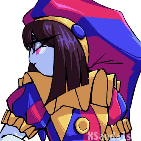Pomni Side Profile By Xsandals On Newgrounds