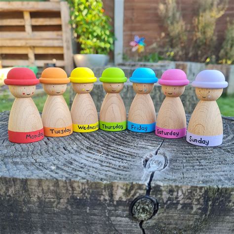 Days Of The Week Planet Peg