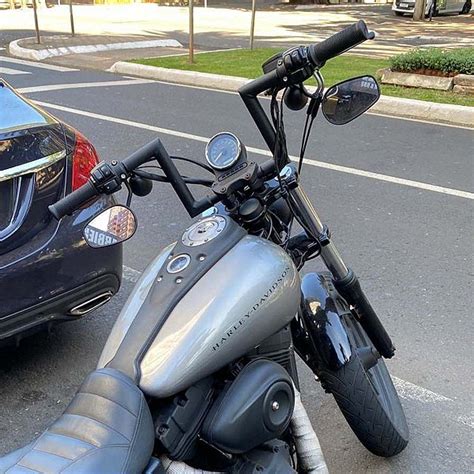 Guidão Zed Stronger 114 Para Harley Davidson Skull Custom Parts