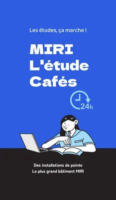 Promouvoir Un Café Détude Propre Avec Lillustration Dun étudiant En Train Détudier Sur Un