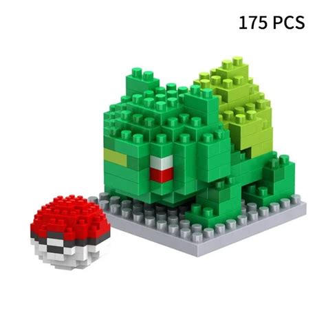 Building Blocks Assembly Anime Picachu Charizard Doll Blastoise Bulbasaur Gengar Bricks Figures