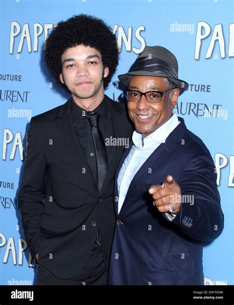 Justice Smith And Giancarlo Esposito Attending The Premiere Of Paper