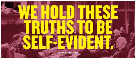 A Letter From The Director We Hold These Truths To Be Self Evident