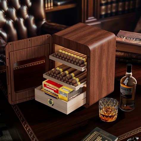 George Oliver Cigar Humidor Cigar Humidor Cabinet For 200 Cigars With