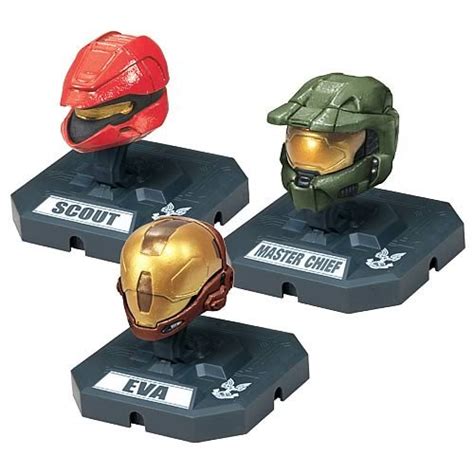 ⇀ Review Mcfarlane Toys Action Figures Halo 3 Helmet 3 Pack Wave 2