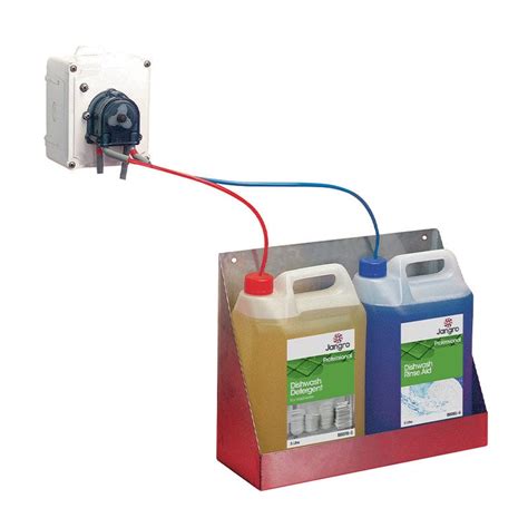 Stainless Steel 2x5 Litre Chemical Wall Shelf
