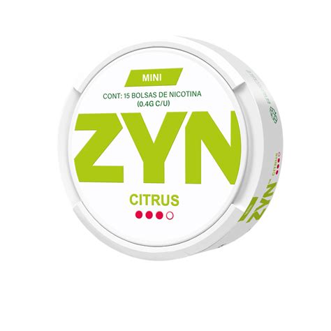 Pouches Zyn Citrus X6mg