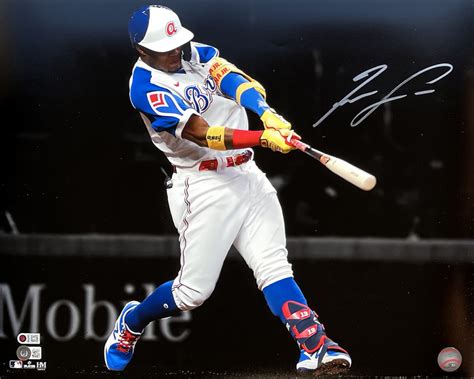 Ronald Acuna Jr Signed Braves 16x20 Photo Beckett And Acuna Jr