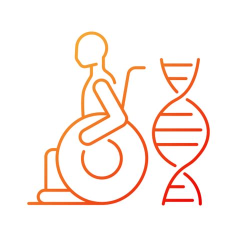 Gene Mutation Generic Gradient Icon
