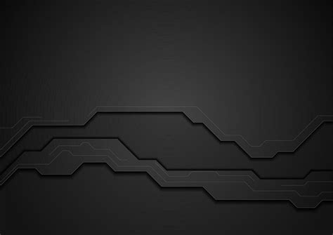 Black Tech Geometric Concept Background Vector Art At Vecteezy