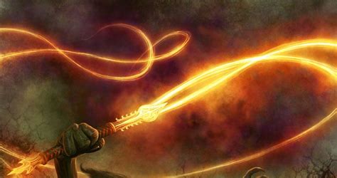 Dehlvaines Whip Of Fire A Powerful Magic Weapon Wielded By The Desire