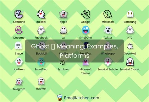 👻 Ghost Emoji Meaning Info Stats Emojikitchen