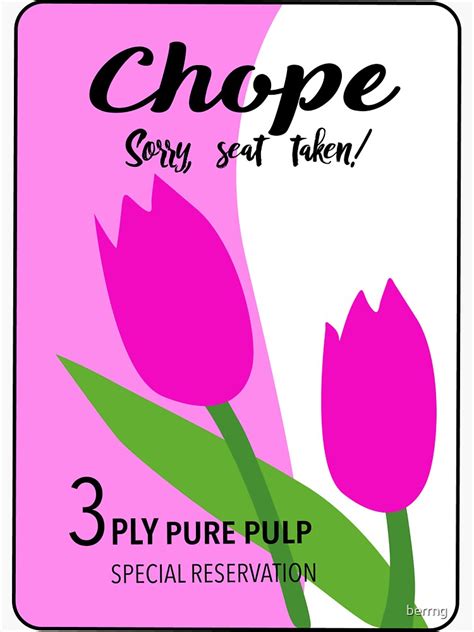 Singapore Chope Tissue Pack Sticker For Sale By Berrng Redbubble