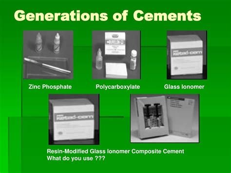 Ppt Dental Materials Role Of The Filling Classification Temporary