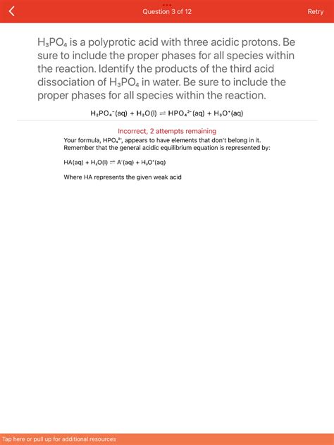 Solved H3po4 Is A Polyprotic Acid With Three Acidic Protons