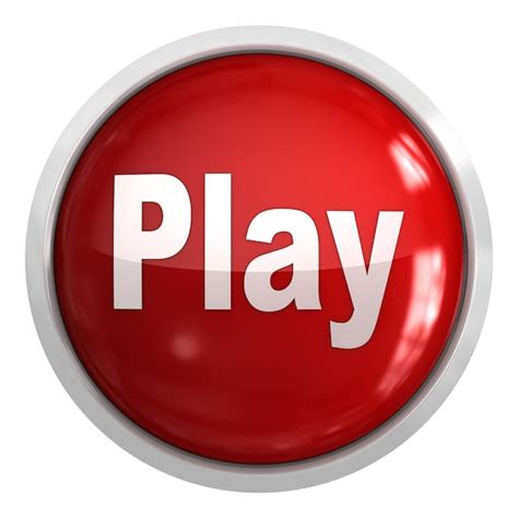 Premium Photo Play Button