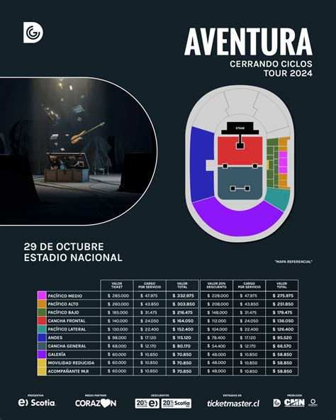 Aventura En Chile 2024 ¿dónde Es Precio Y Venta De Entradas Para
