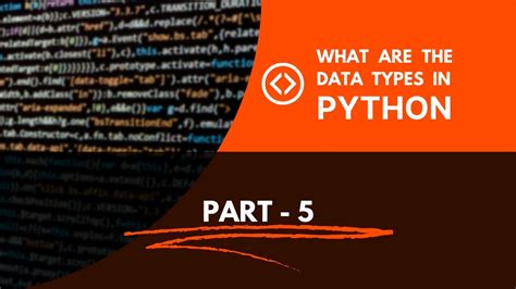 What Are The Data Types In Python Youtube