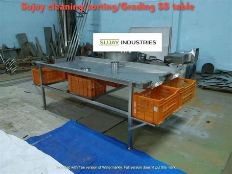 Vegetable Grading Sorting Table Manual At ₹ 34000 In Bengaluru Id 7620333933