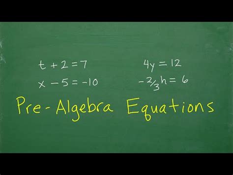 Pre Algebra Problems And Answers