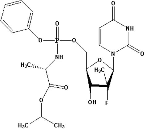 The Chemical Structure Of Sofosbuvir Download Scientific Diagram