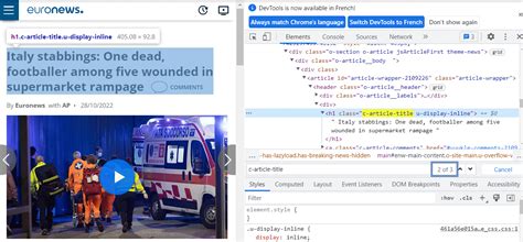 Selenium Python Cas Pratique Sur Le Web Scraping Deuronews
