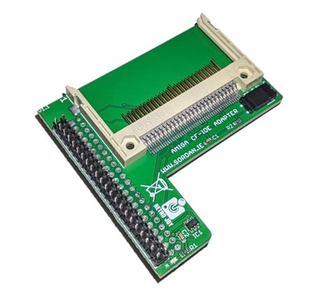 Angle Ide 44 Pin Cf Card Adapter 44 Pin Ide For Amiga 600 1200 Sordan